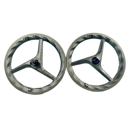 Suncord 3 spokes (trispokes) Carbon Wheelset 16" 7 Speed Carbon Wheels ...