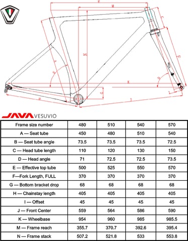 Java Vesuvio-D 22 speed road bike – KAICYCLE